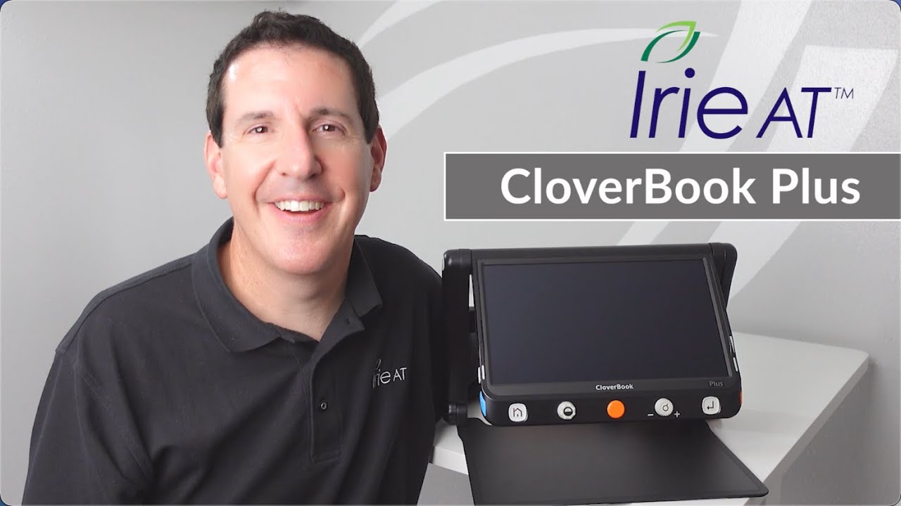 CloverBook Plus - portable, foldable video magnifier: Video Tutorial & General Overview - YouTube