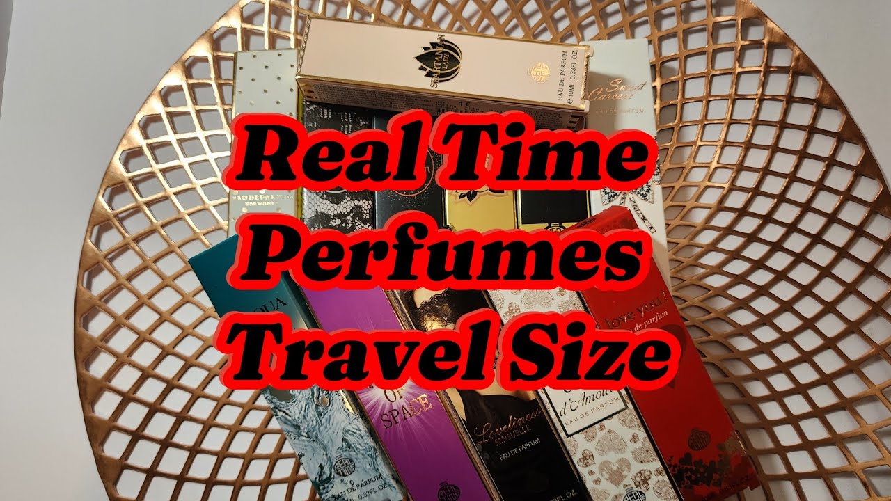 Real Time Perfumes Travel Size - YouTube