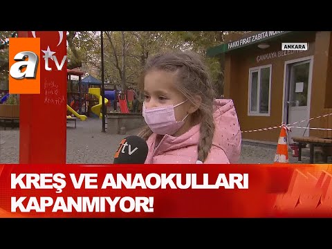 Kreş ve anaokulunda eğitime devam! - Atv Haber 20 Kasım 2020