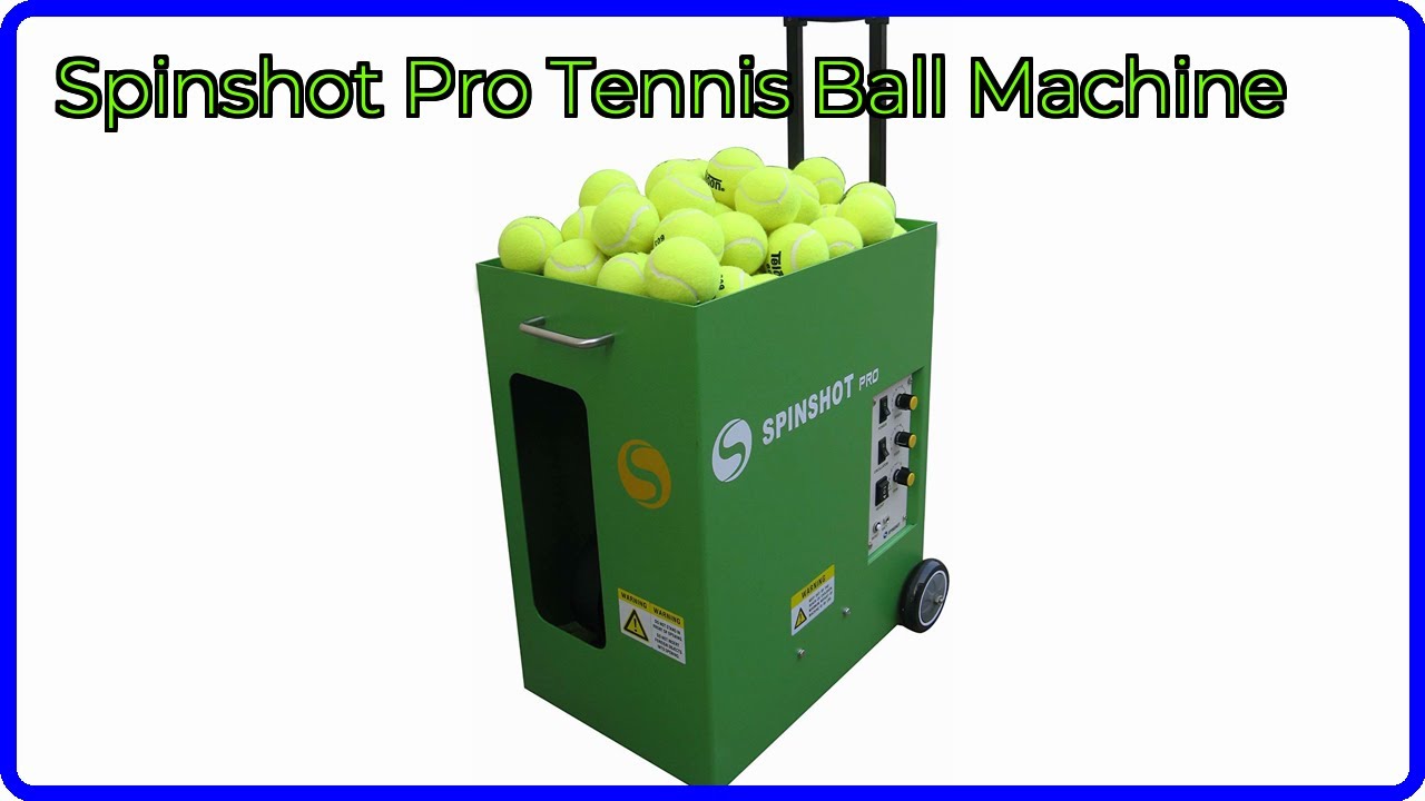 REVIEW (2026): Spinshot Pro Tennis Ball Machine. ESSENTIAL details ...