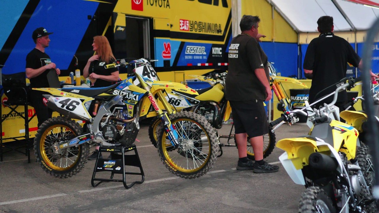 Supercross Anaheim One Pit Tour l KMC Wheels - YouTube
