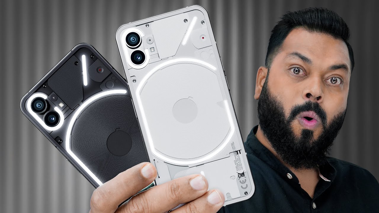 Nothing Phone (1) Indian Retail Unit Unboxing & First Impressions⚡A ...