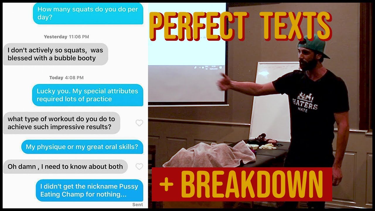 Best Tinder Conversations Of ALL Time + Text Breakdown - YouTube