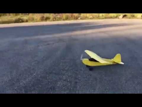 Flite Test Simple Cub Tail Wheel and New Paint - YouTube