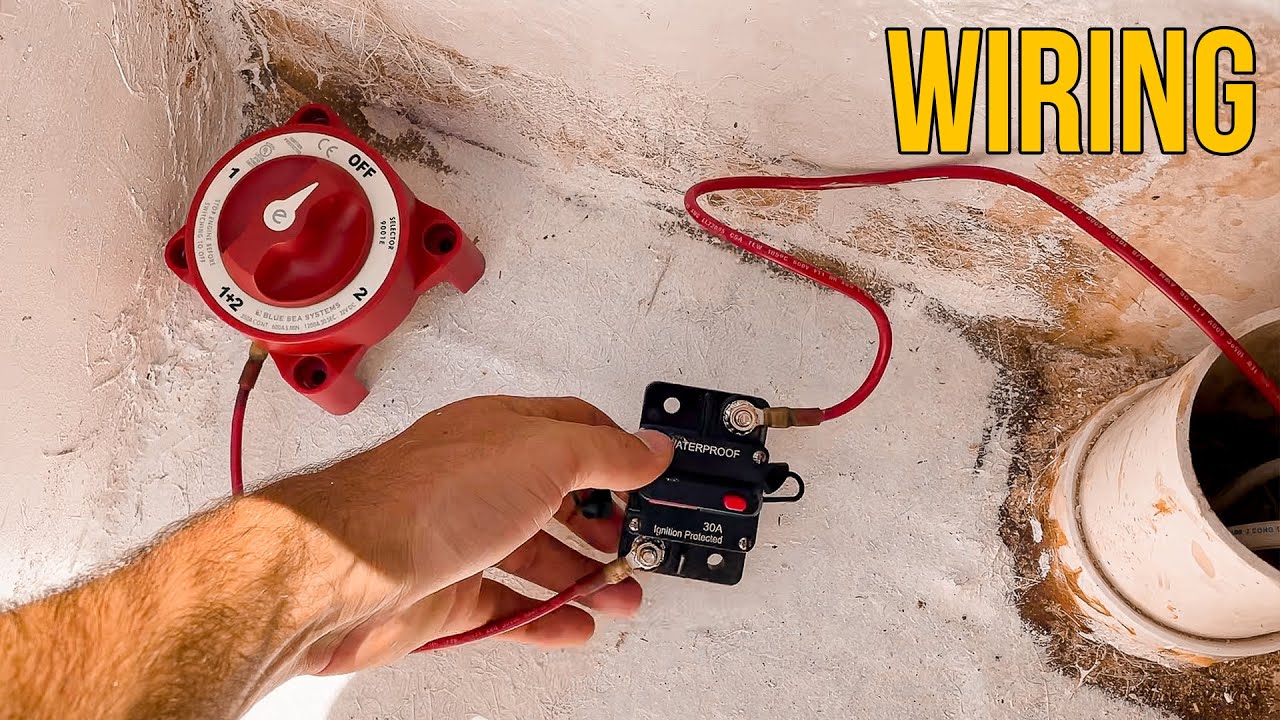 Rebuilding a Center Console Fishing Boat - Episode 16: Wiring - YouTube