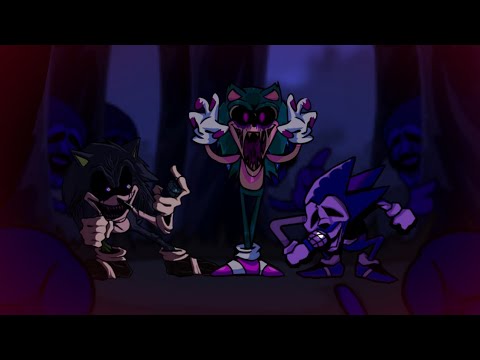 Crossed Out but is Sonic.exe mod - YouTube