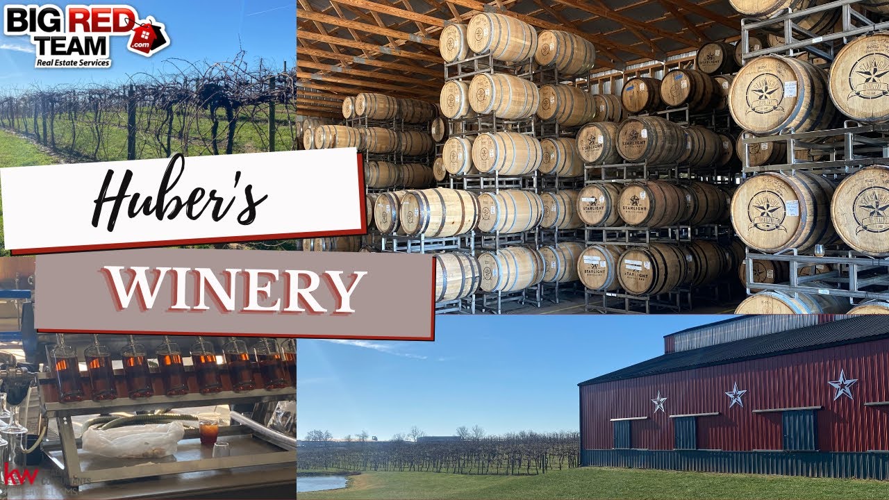 Behind the scenes tour of Huber's Winery in Starlight, Indiana - YouTube