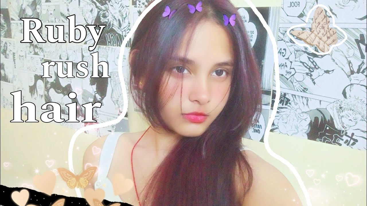 colouring my hair with Ruby rush paradyes 🍒 #review #haircolor #newlook #paradyes #cherrycoke ...