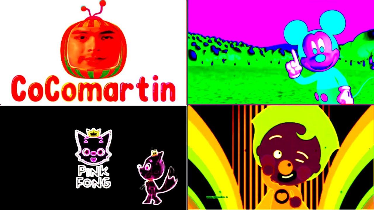 the intro of pinkfong,plim-plim,Mickey mouse and cocomartin in ...