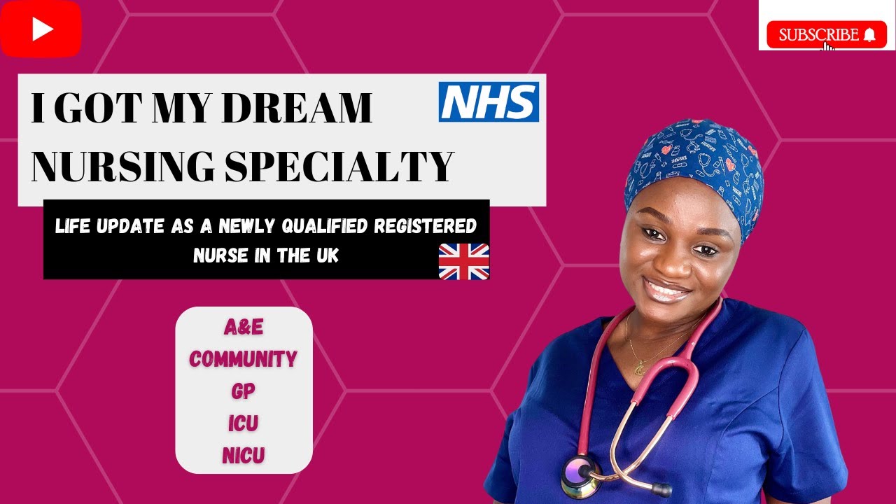 I got my dream Nursing specialty as a newly qualified Nurse in the UK ...