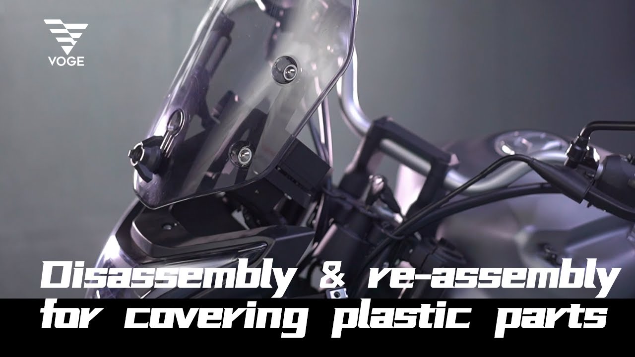 Disassembly and re-assembly for covering plastic parts -- VOGE 300DS ...
