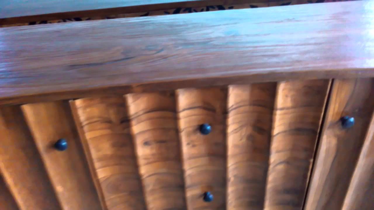 Sideboard nicova 3 Drawers 2 doors - YouTube