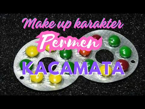 Make up karakter permen kacamata - YouTube