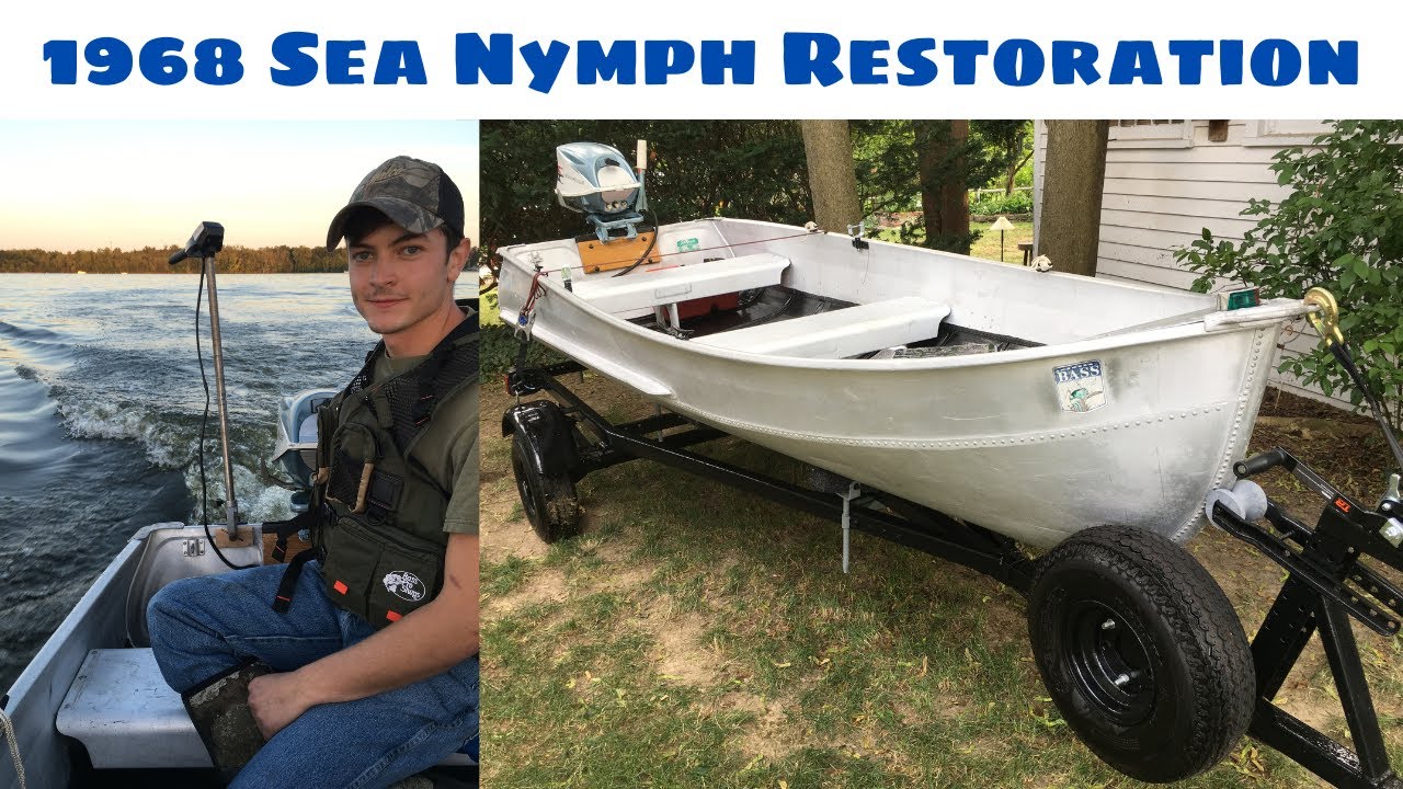 1968 Sea Nymph 12ft Aluminum Boat Restoration - YouTube
