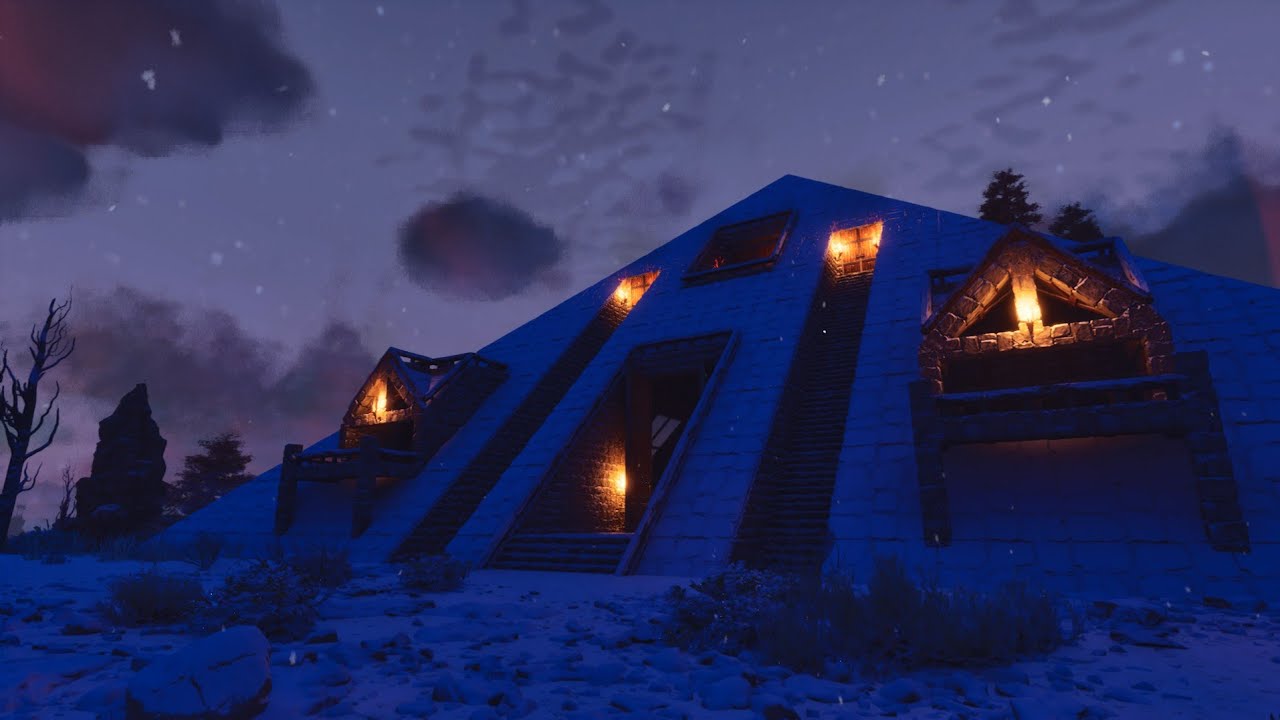 How to turn on and off snow structures on ark survival ascended - YouTube