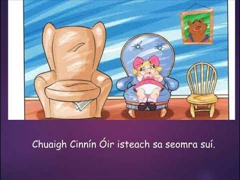 Cinnín Óir agus na Trí Bhéar - YouTube