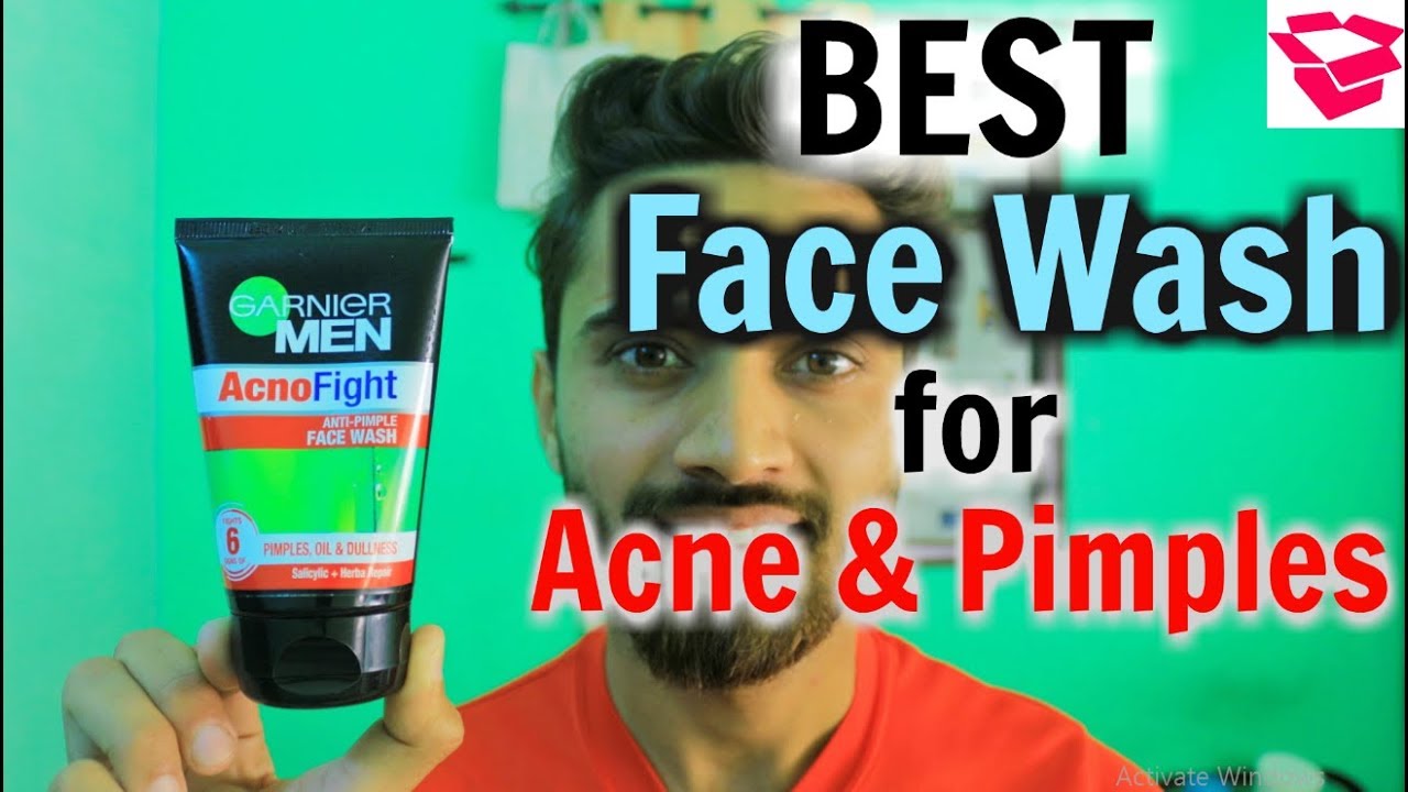 Best face wash for acne and oily skin for men | Garnier men acno fight ...