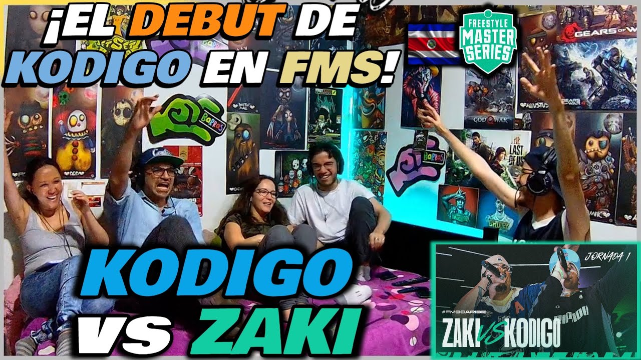🔴COLOMBIANOS REACCIONAN a KODIGO vs ZAKI - ¡EL DEBUT DE KODIGO EN FMS ...