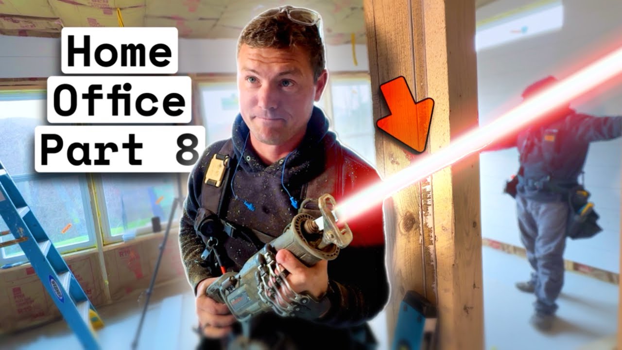 Building My Own Home Office 8 - YouTube