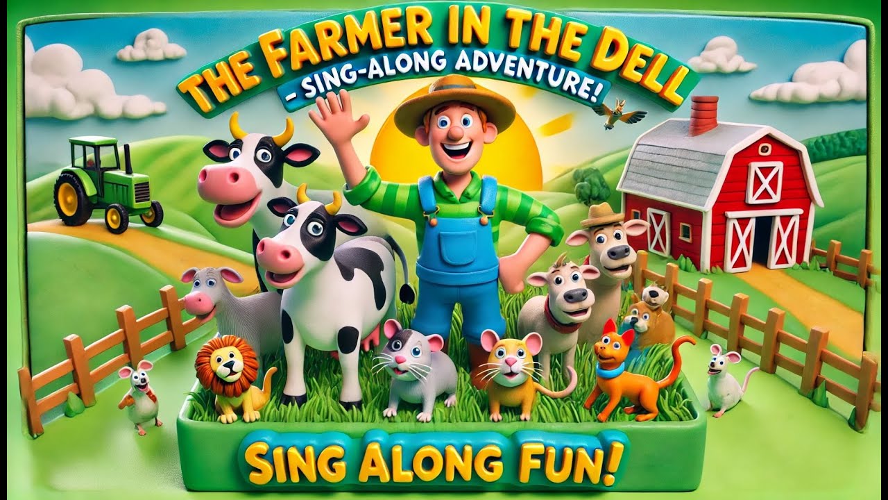 The Farmer in the Dell – Fun Sing-Along Adventure! | 3D Animated ...