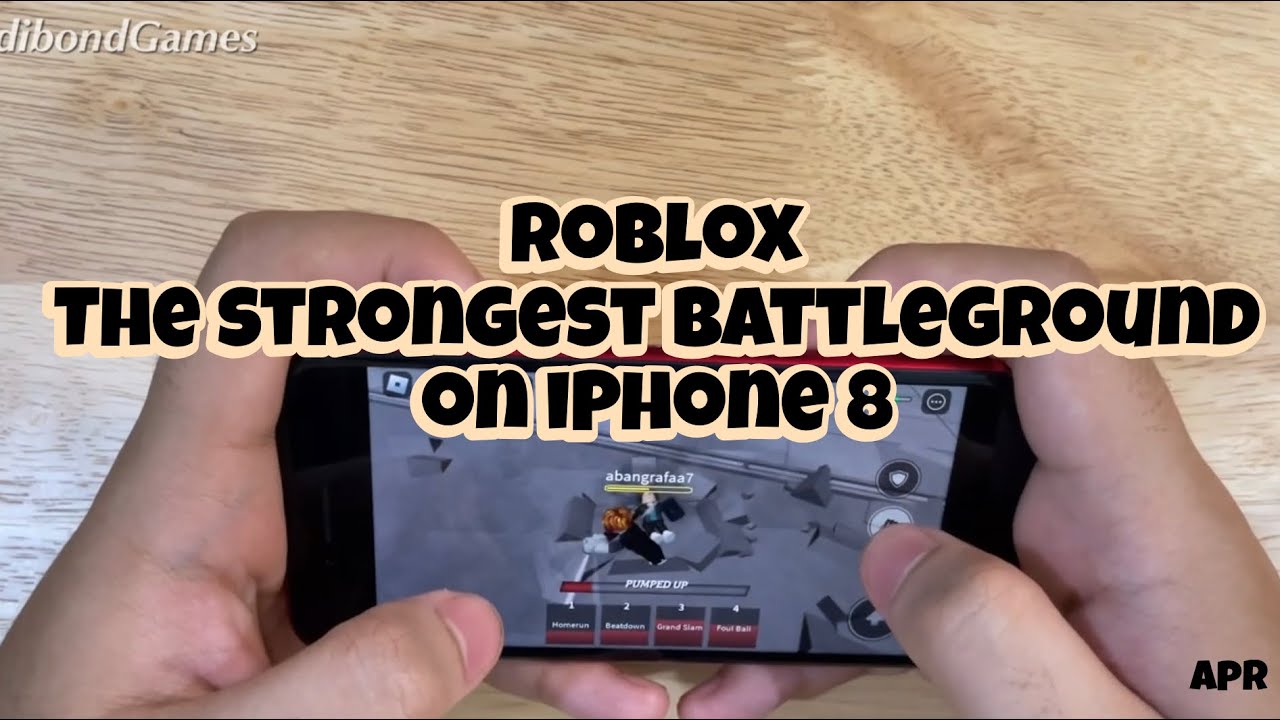 Roblox Game Test on iPhone 8 - YouTube
