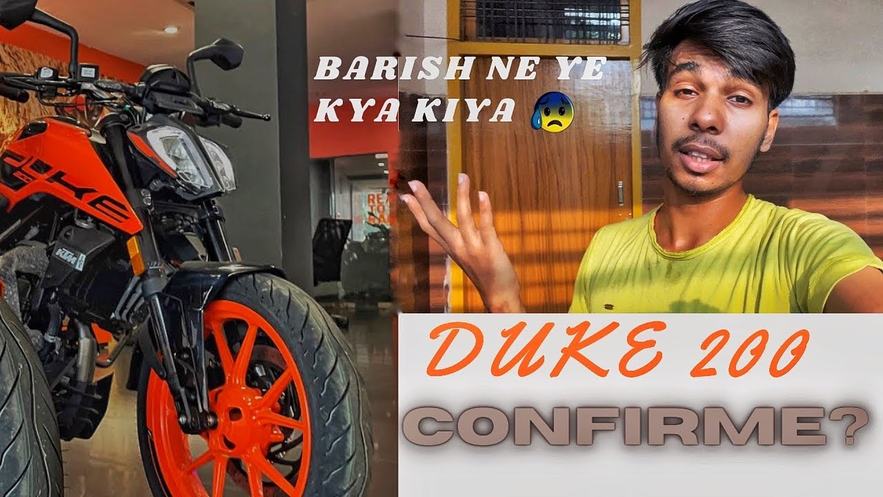 KTM Duke 200 2023 Delivery Confirm? | Barish ne shot kharab kr diya🤦🏻 ...