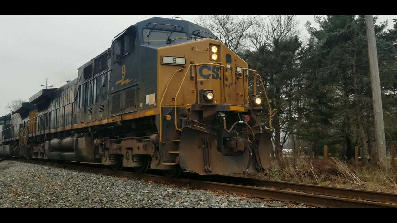 CSX 9 and CSX 286 on CSX n660 my phone died not full video full video ...