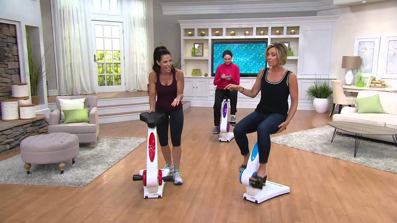 sitNcycle Deluxe XL Low Resistance Exercise Bike with Kerstin Lindquist ...