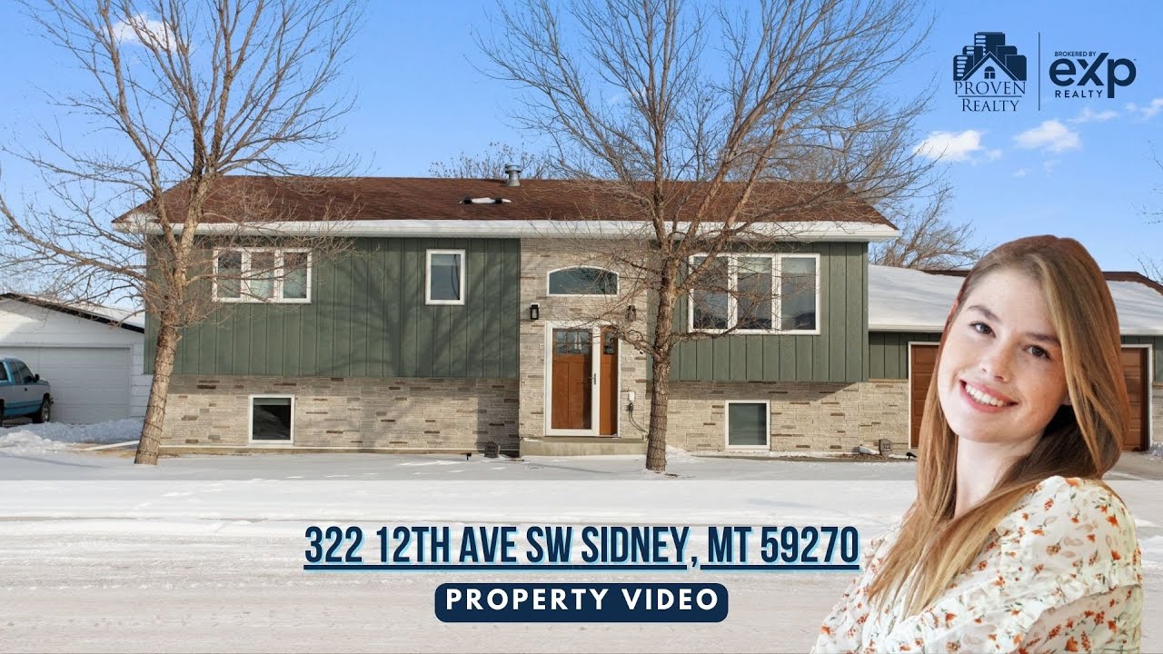Property Video - 322 12th Ave SW Sidney, MT 59270 - YouTube