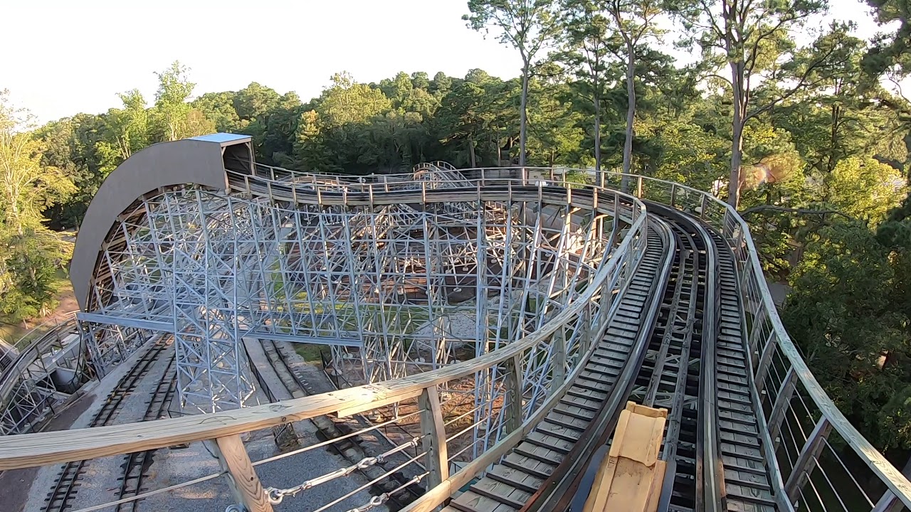 Invadr Roller Coaster - POV Ride Along - Busch Gardens (Front Row ...