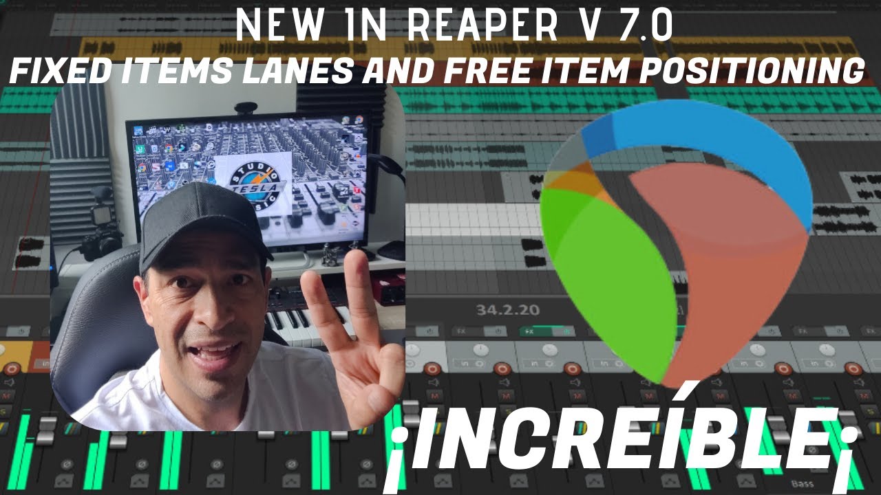🗄New in Reaper 7 (Fixed Lanes) ¡INCREÍBLE¡ tomas dentro del mismo TRACK ...