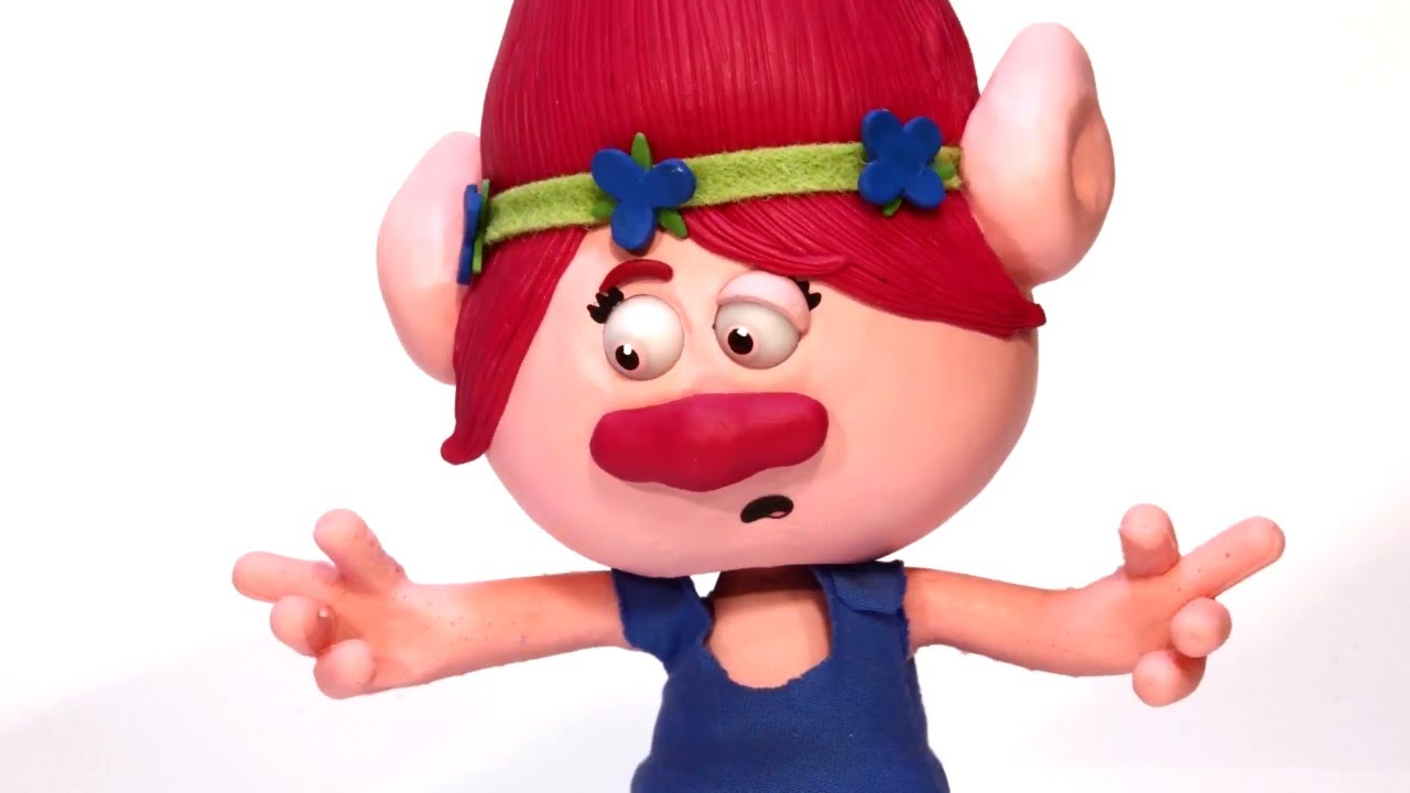 Princess Poppy Can't Dance Anymore! | Play Doh Stop Motion | 👹 Trolls ...