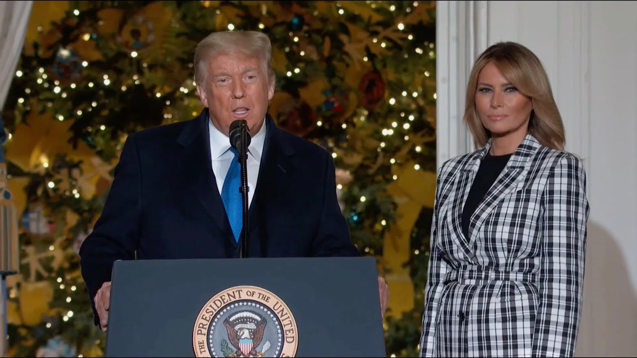 2020 National Christmas Tree Lighting: President Donald Trump, First ...
