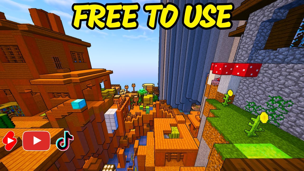 Minecraft Parkour Gameplay Free To Use Youtube
