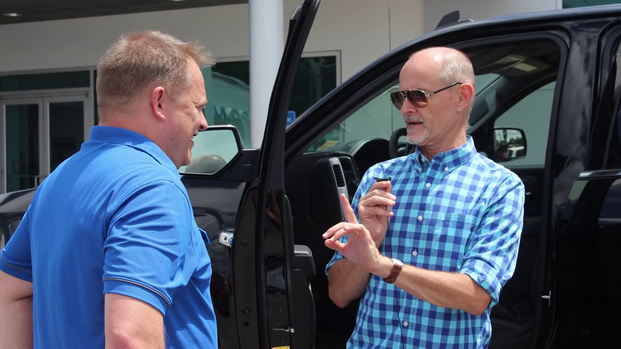 Rick Rumble drives the 2016 Chevy Silverado at Rick Hendrick Chevrolet ...