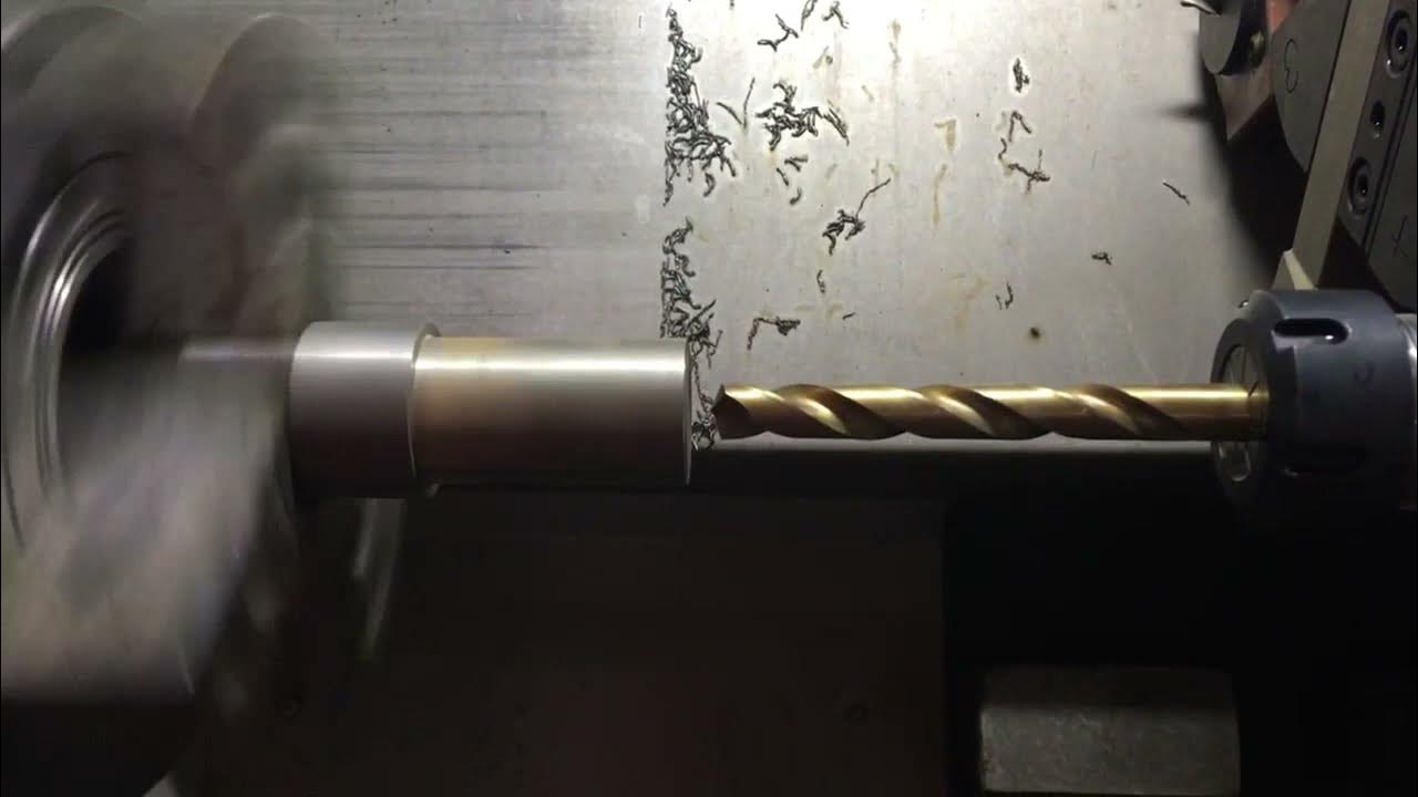 CNC Programming | G71 Canned cycle | G74 peck drilling cycle | Tutorial Program - YouTube