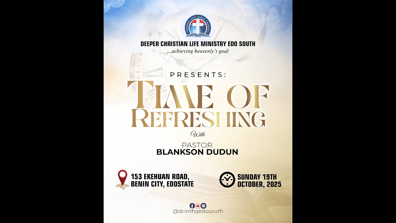 Time of Refreshing Service || Worship Service || October 19 ,2025 - YouTube