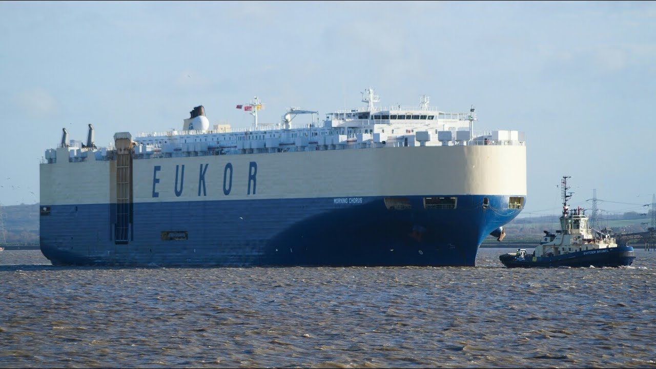 MORNING CHORUS eukor vehicle carrier heading for tilbury ro-ro 5/1/18 ...