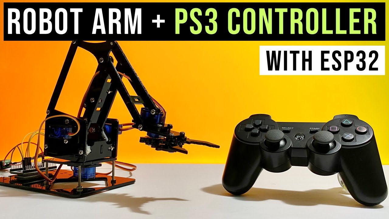 Robot Arm With Ps3 Controller And Esp32 Record And Play Feature 🔥 Youtube 6376