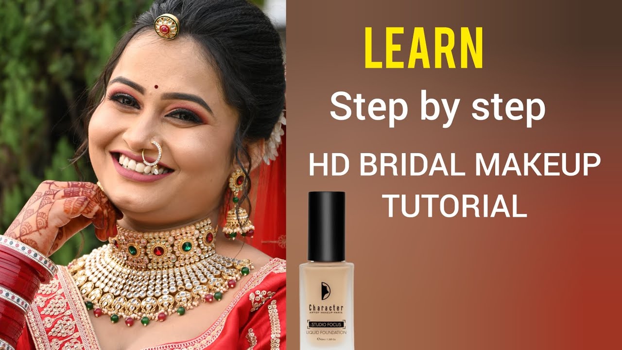 HD BRIDAL MAKEUP TUTORIAL // STEP BY STEP MAKEUP TUTORIAL #BRIDAL # ...