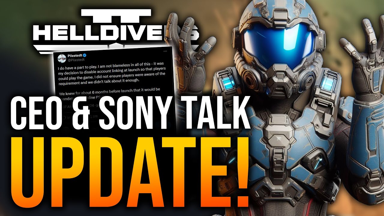 Helldivers 2 - Arrowhead CEO Confirms Sony Allegations! - YouTube