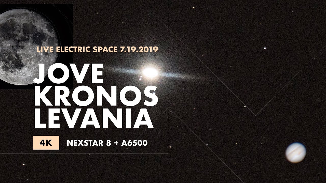 LIVE Electric Space 4K - Jove, Kronos and Levania (Jupiter, Saturn and ...