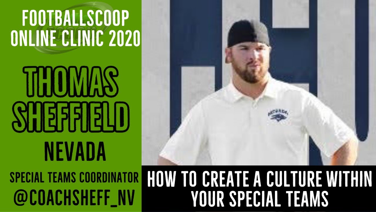 Online Clinic 2020: Thomas Sheffield | Nevada | Special Teams ...