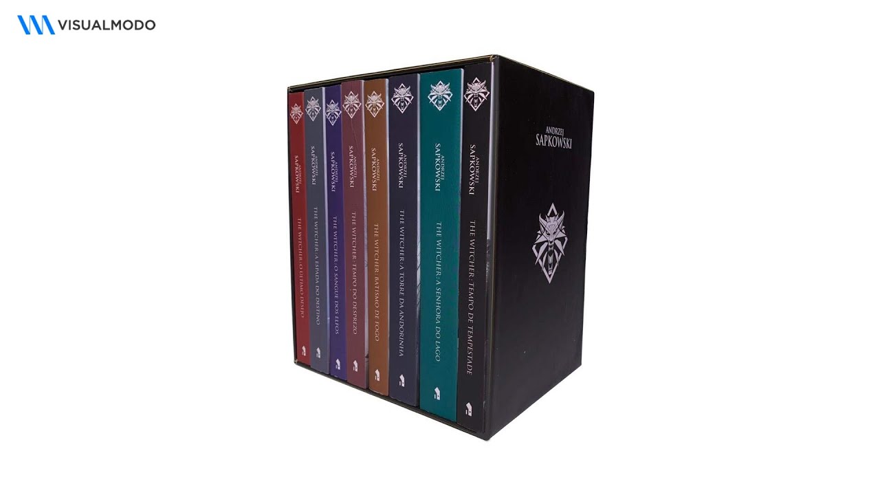 The Witcher Box Livros Capa Game Unboxing - YouTube