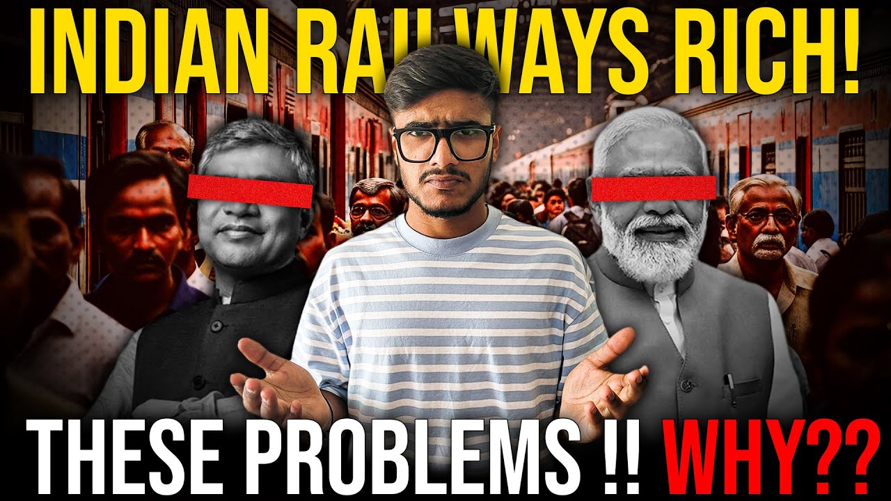 Indian Railways are so RICH !! but still faces These PROBLEMS !! WHY ...