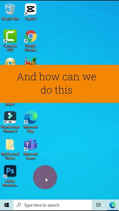 How to Create Desktop Shortcut Icons in Windows - YouTube