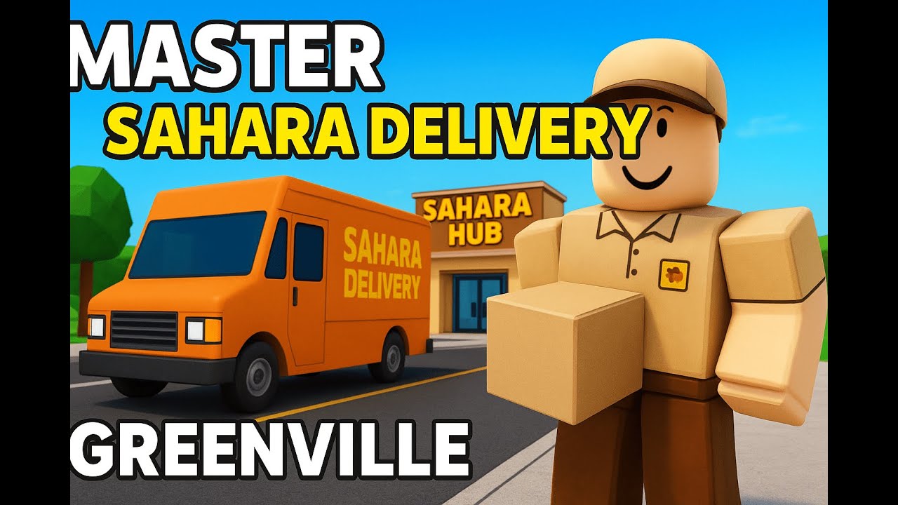 Greenville, Roblox - How to do the Sahara delivery job - YouTube