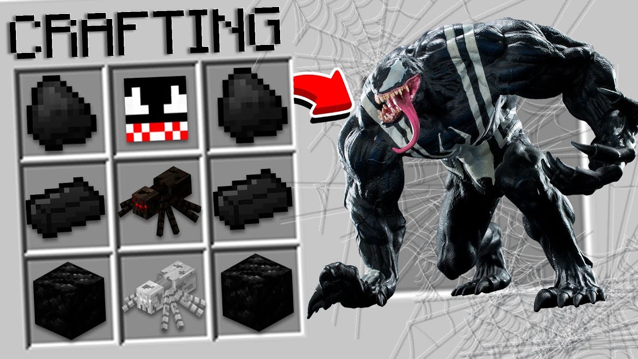 COMO FAZER O VENOM NO MINECRAFT ! (CUIDADO) - YouTube