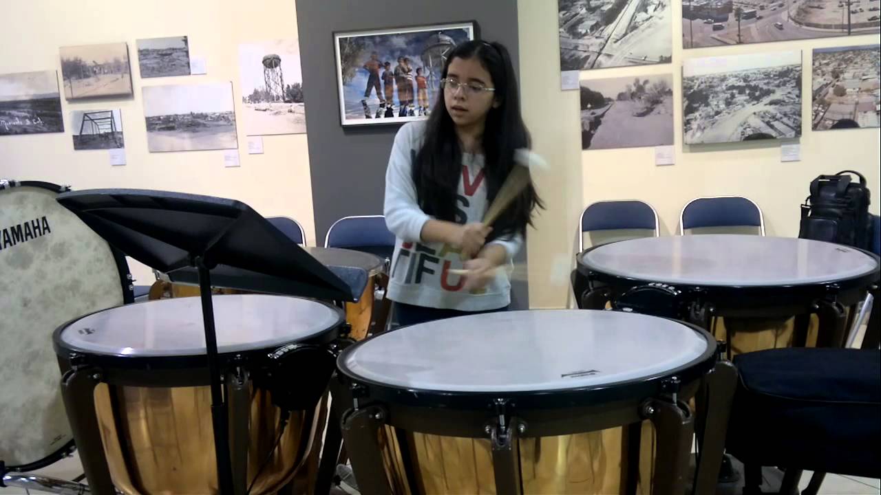 Timpani Solo - Alexandra Stoopignan - YouTube