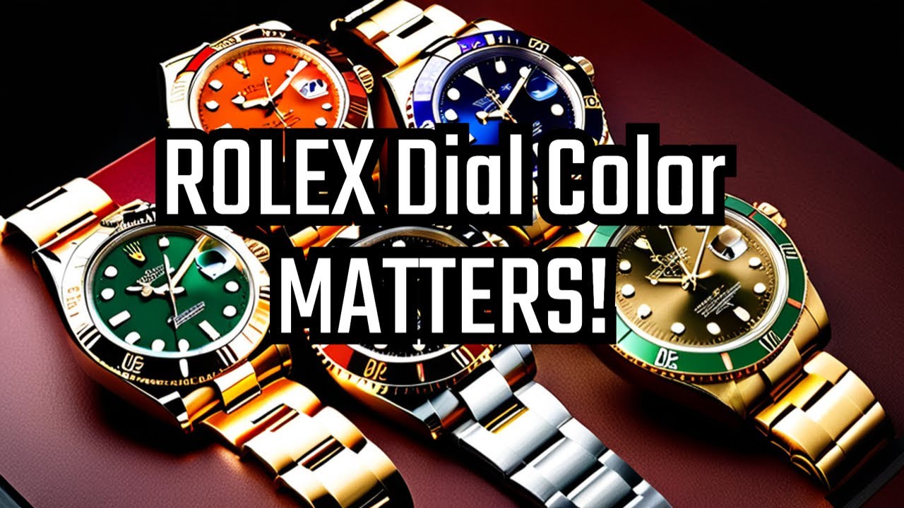 Rolex DIAL COLOR is everything! DO NOT make ROOKIE mistake & BUY wrong ...